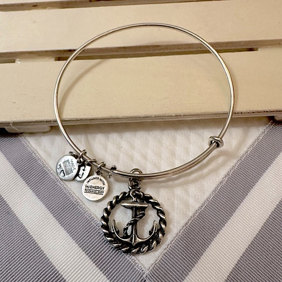 Alex and Ani | Jewelry | Alex And Ani Anchor Bracelet In Silver | Poshmark